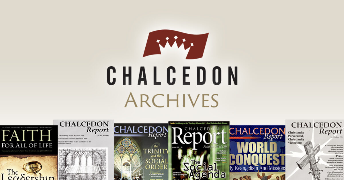 Chalcedon | latitudinarian, ethos